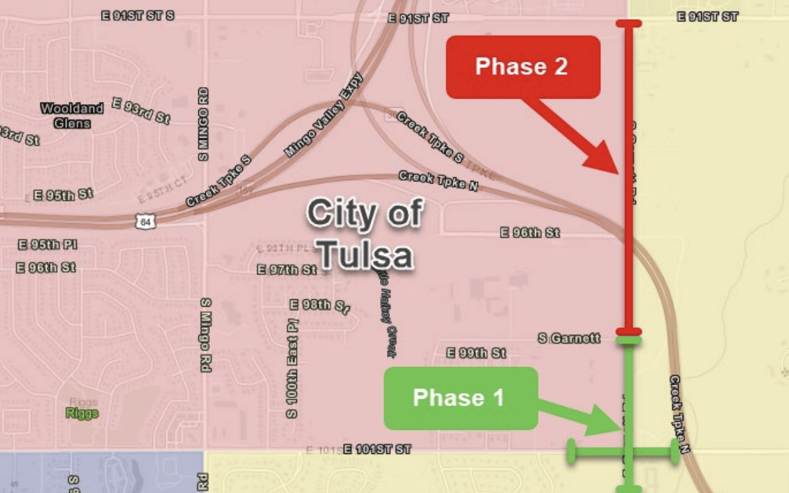 Garnett project adds to flurry of road construction in southeast Tulsa ...